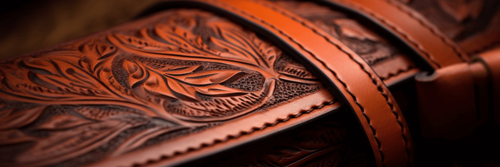 Laser Engraved Leather Accessories: Leather Stand Out
